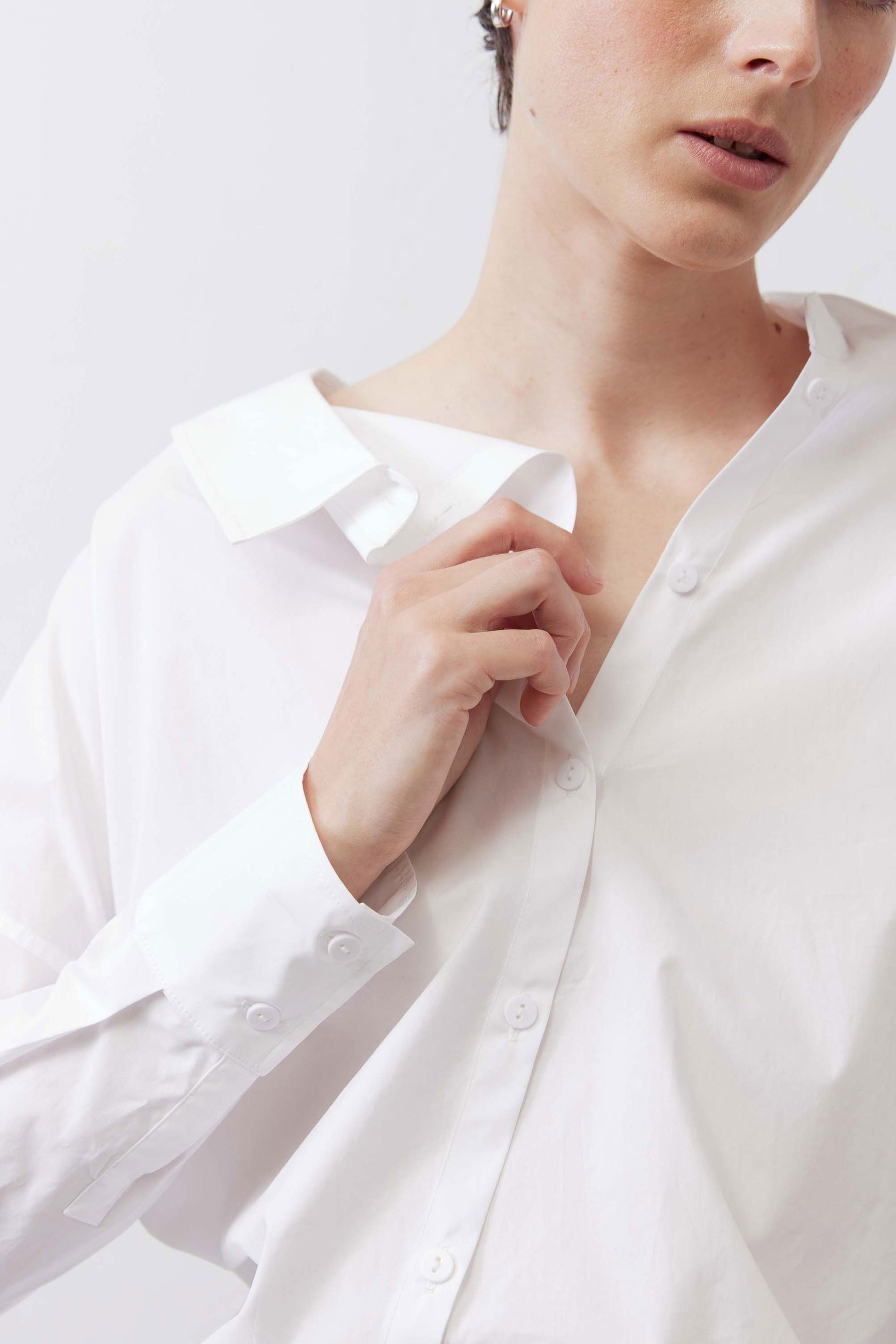 Woke Up Like This Button Down Top | White – Ruti