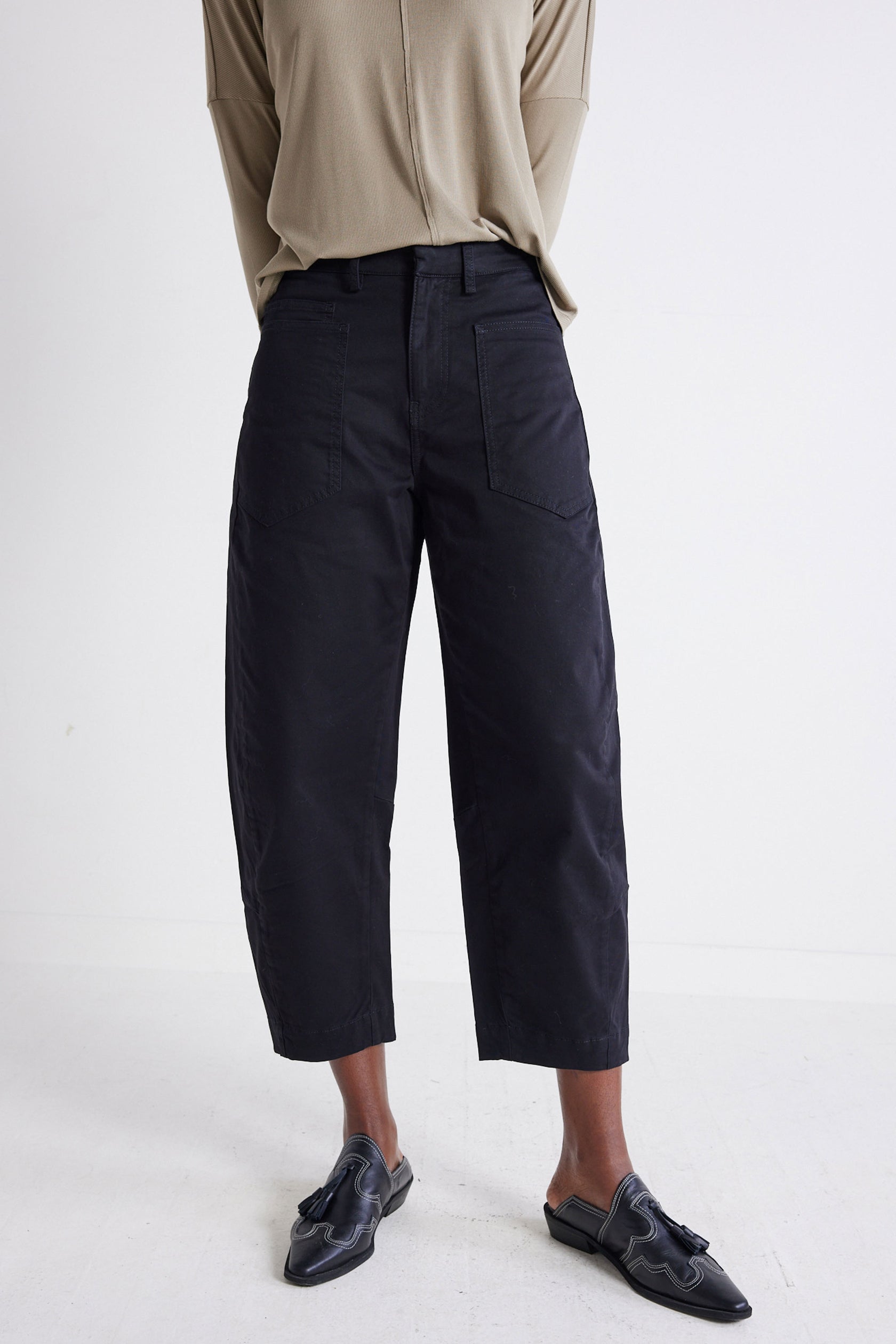 The Slouchy Soft Twill Pants – Ruti