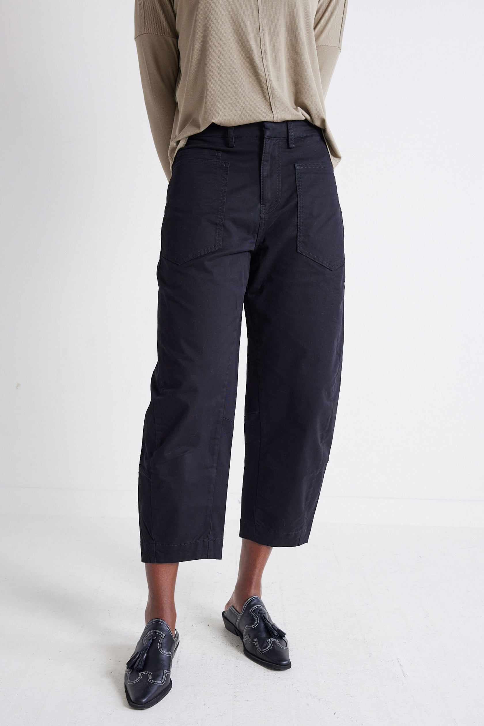 The Slouchy Soft Twill Pants – Ruti