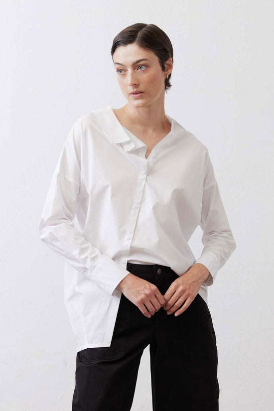 Woke Up Like This Button Down Top | White – Ruti