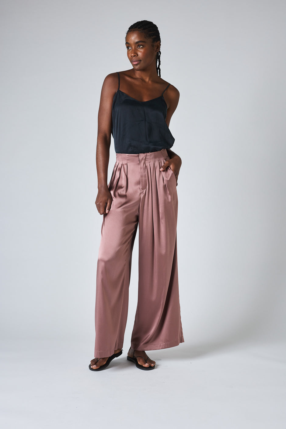 The Slouchy Soft Twill Pants – Ruti